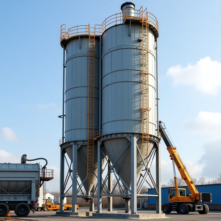 Cement Silo / Filler Silo - Asphalt Equipment Maintenance Establishment
